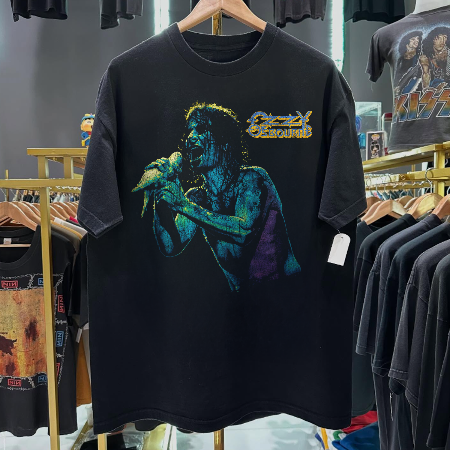 1994 OZZY 'DOVES REVENGE' RARE WASHED BLACK T-SHIRT – Strike Anywhere Vintage