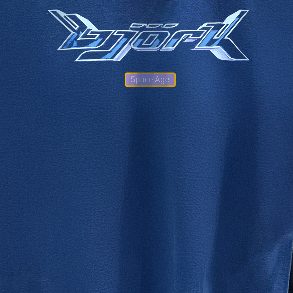 90s Bjork Army Of Me Rare Blue T-Shirt – Strike Anywhere Vintage