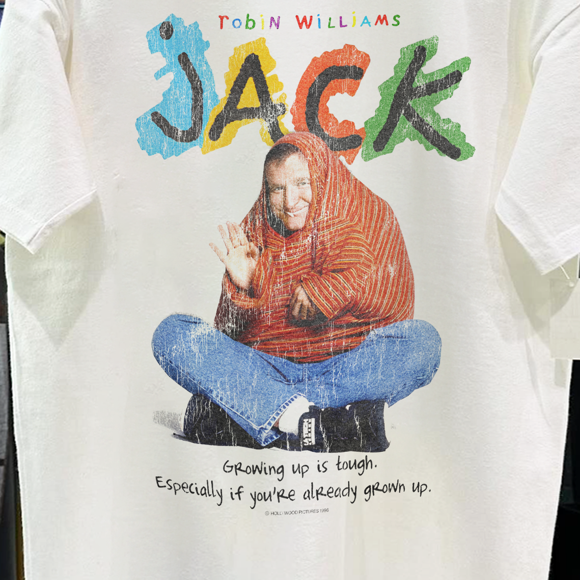 96 Jack Promo Vintage Washed White T-Shirt – Strike Anywhere Vintage