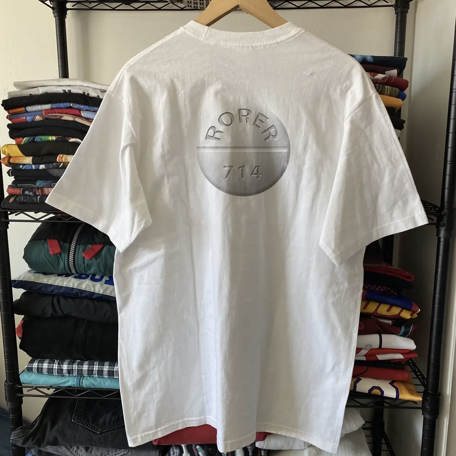 90s Quaalude Pill Promo Washed White Tee – Strike Anywhere Vintage