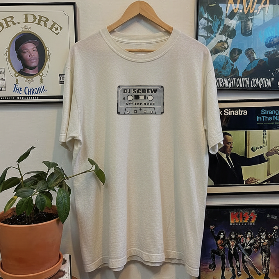 Rare Vintage SUC DJ Screw “Off The Head” Washed White Tee – Strike ...